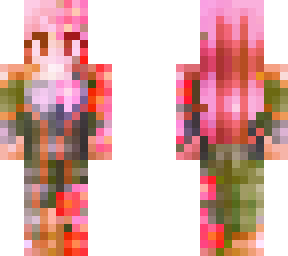 floral girl | Minecraft Skins