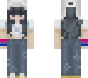 Hanni NewJeans with Bi bracelet | Minecraft Skin