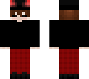 red emo boy | Minecraft Skins