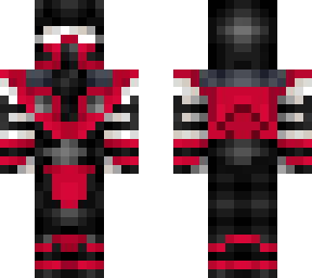 red skeleton | Minecraft Skin