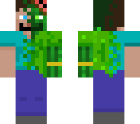steve melon cyborg | Minecraft Skin