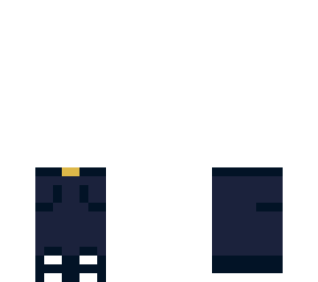 Dark Navy Blue Denim Jeans | Minecraft Skin