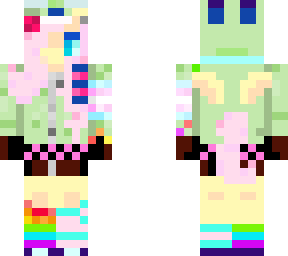 Fluttershy + gir | Minecraft Skin