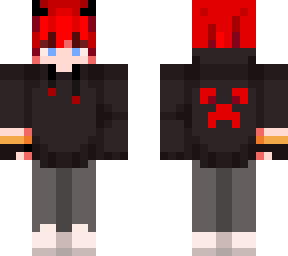 Hellfire (with small horns) | Minecraft Skin