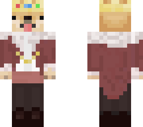 King doge with Crown | Minecraft Skin