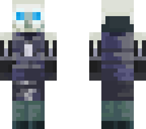 Metrocop (glowing eyes) | Minecraft Skin