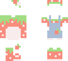 strawberry shortcake | Minecraft Skins