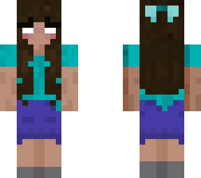 herobrine girl | Minecraft Skin
