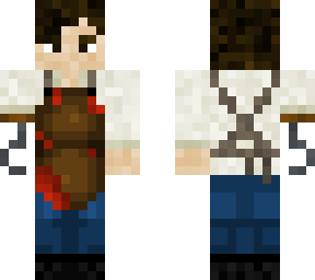 pirate blood apron with dagger | Minecraft Skin