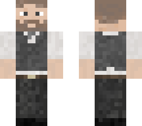 rugged guy in suit | Minecraft Skin