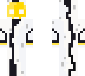 Wraith (gold negative) | Minecraft Skin