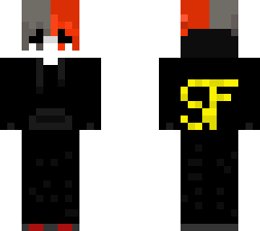 black skeletonfox | Minecraft Skin