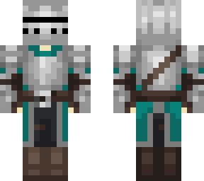 Cyan Knight | Minecraft Skin