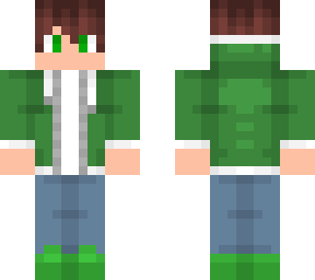 Green jacket | Minecraft Skin