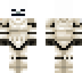Skeleton stormtrooper | Minecraft Skin