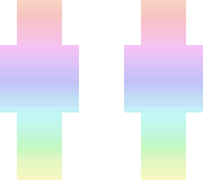-Pastel Rainbow Fade- | Minecraft Skin