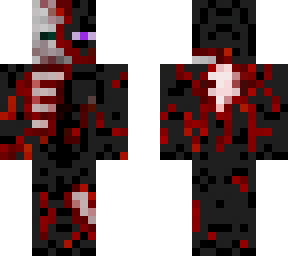 enderman with a hint of blood | Minecraft Skin