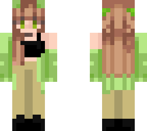 green Girl | Minecraft Skin