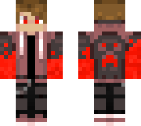 hell fire creeper | Minecraft Skin