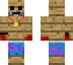 Plankie Bloody Hands | Minecraft Skin