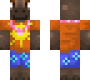 Herbert Hippo (Tourist)(Cool animals collection) | Minecraft Skin