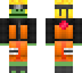 Naruto Uzumaki (Slime Style Jutsu) | Minecraft Skin