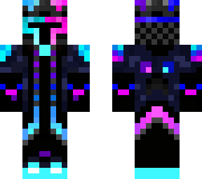 Pink and Blue Slime Knight | Minecraft Skin