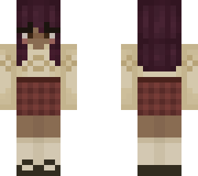 cute sweater girl | Minecraft Skin