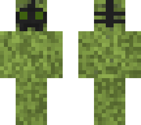 Ghillie Gas Mask | Minecraft Skin