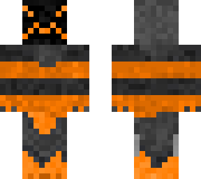 orange protogen | Minecraft Skin