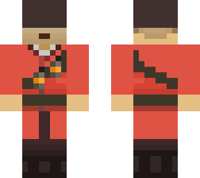 Soldier (Tf2) [Remade] | Minecraft Skin