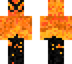 Burning Coal | Minecraft Skin