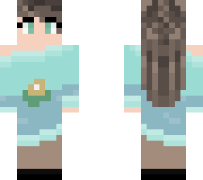 Elf Chick W/Frog SweaterDress | Minecraft Skin