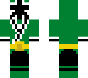 green samurai power ranger | Minecraft Skin