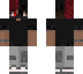 half !? | Minecraft Skin