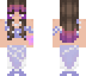 Mermaid Fae | Minecraft Skin