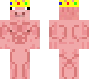 Super Buff King Pig | Minecraft Skin