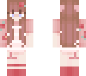 strawberry girl | Minecraft Skins