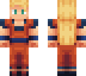 Goku Super Saiyan 3 | Minecraft Skin