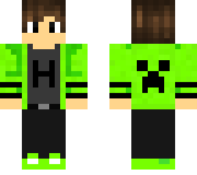 green jacket | Minecraft Skin