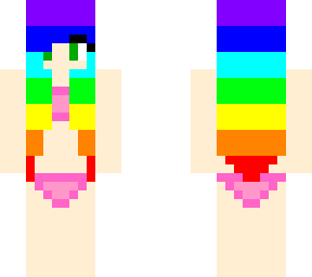 pink bathing suit girl | Minecraft Skin