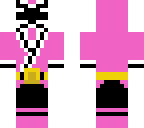 pink samurai power ranger | Minecraft Skin