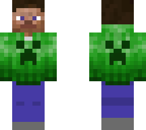 steve creeper hoodie | Minecraft Skin