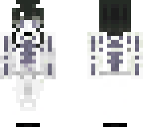 White demon pvp girl horns y2k sigil cyber | Minecraft Skin