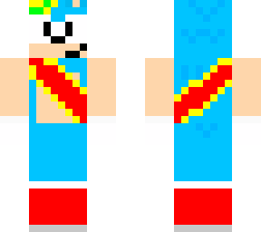 birthday classic sonic | Minecraft Skin
