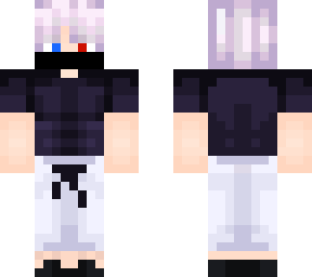 Gojo but hes high | Minecraft Skin