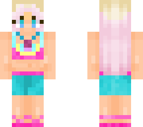Merlia Summers Barbie in a mermaid tail two | Minecraft Skin