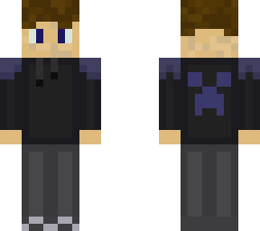 Purple Creeper Jacket | Minecraft Skin