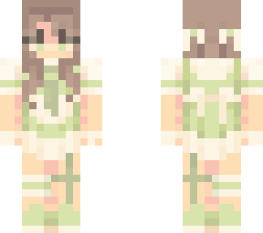 .Matcha Maid. /girl | Minecraft Skin