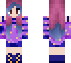 Astra Skies Female Casual | Minecraft Skin